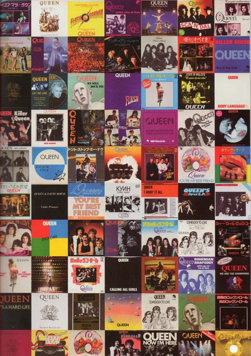 Complete List of Queen Singles (UK and US) :: The Queendom